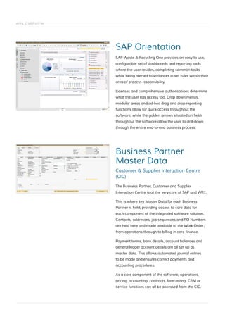 Waste & Recycling One Overview | PDF