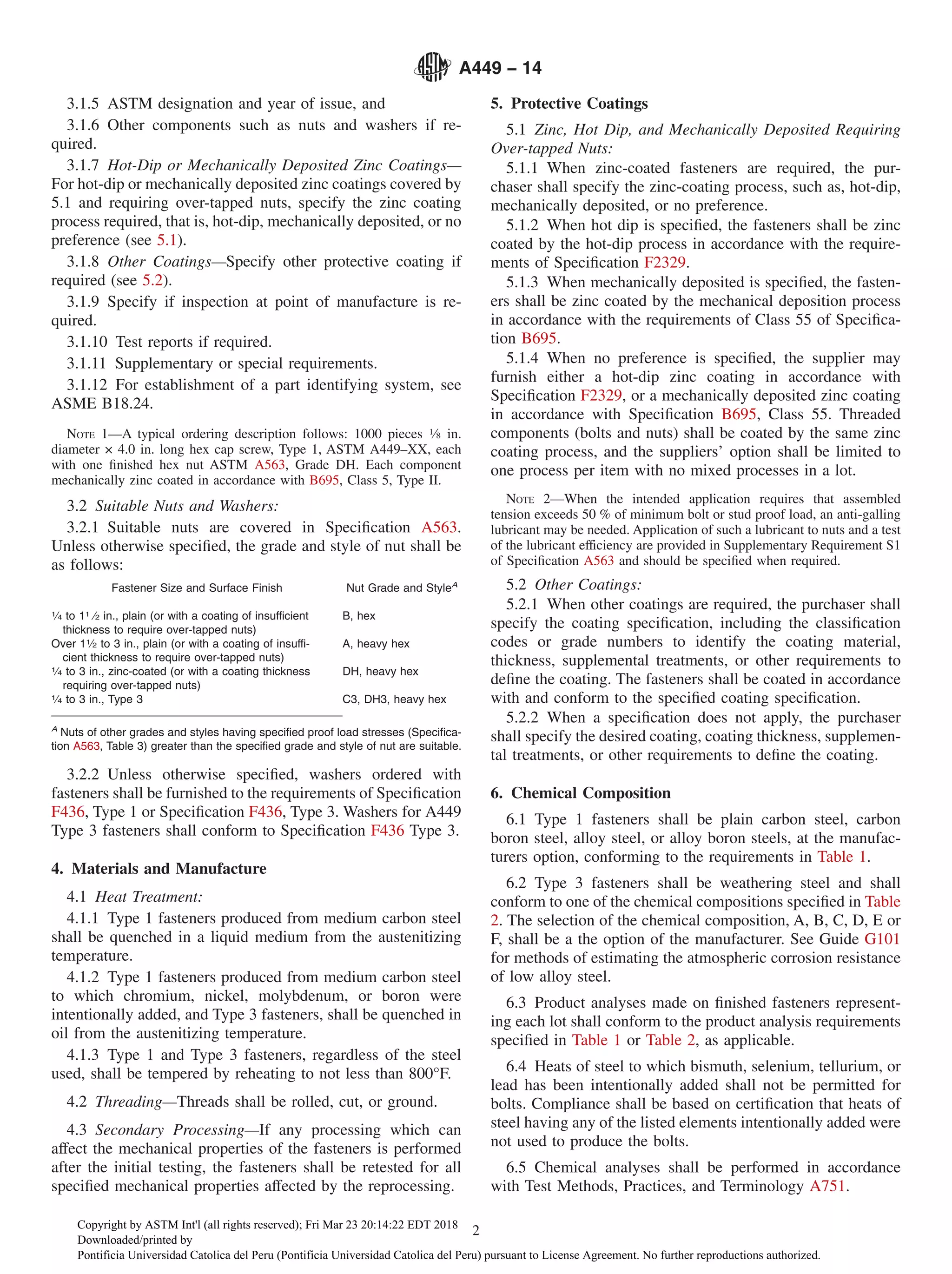 A449 equivalente a grado 5 | PDF