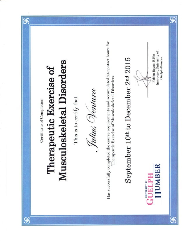 Therapeutic Certificate | PDF