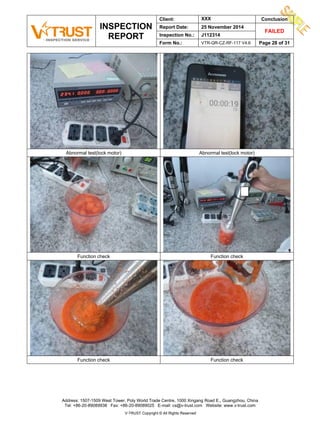 Sample Report-E4121025-Hand blender | PDF