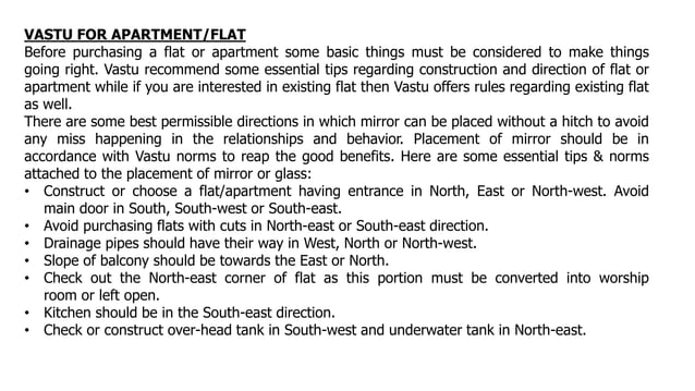 VASTU SHASTRA | PPTX