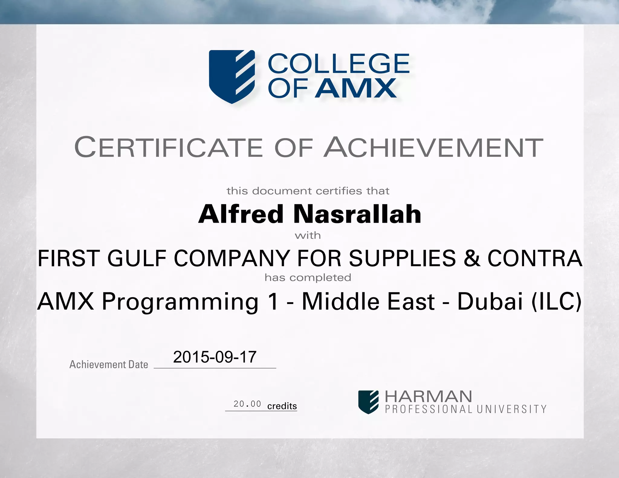 alfred- AMX Programming1 | PPT