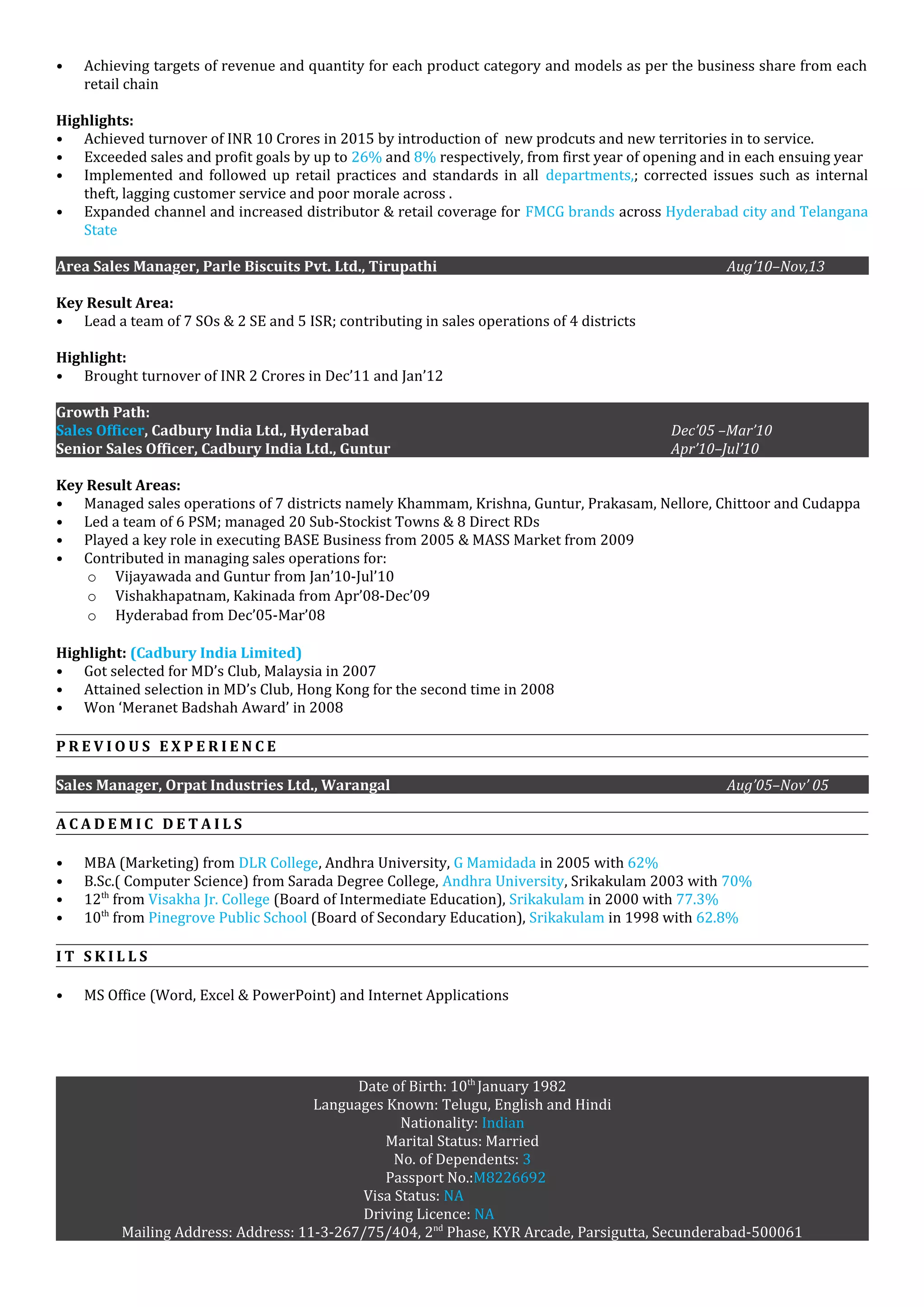 Resume_Poorna Chand Silla | DOC