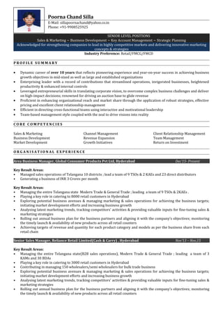 Resume_Poorna Chand Silla | DOC