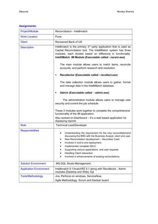 MonikaSharma_Intellimatch_Profile | DOC