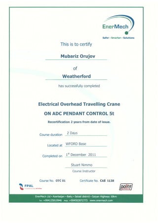 Overhead Crane | PDF