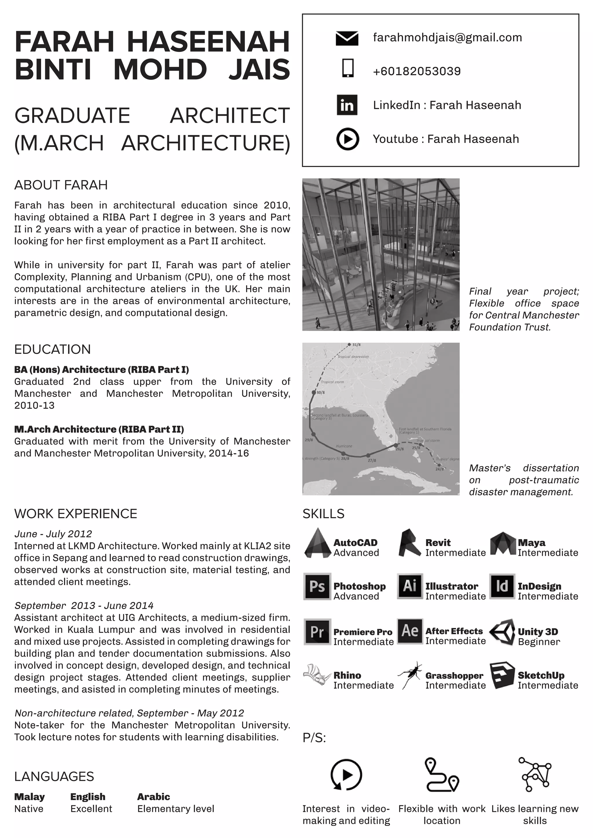 Resume_Farah Haseenah | PDF