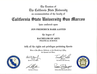 CSUSM Degree | PDF