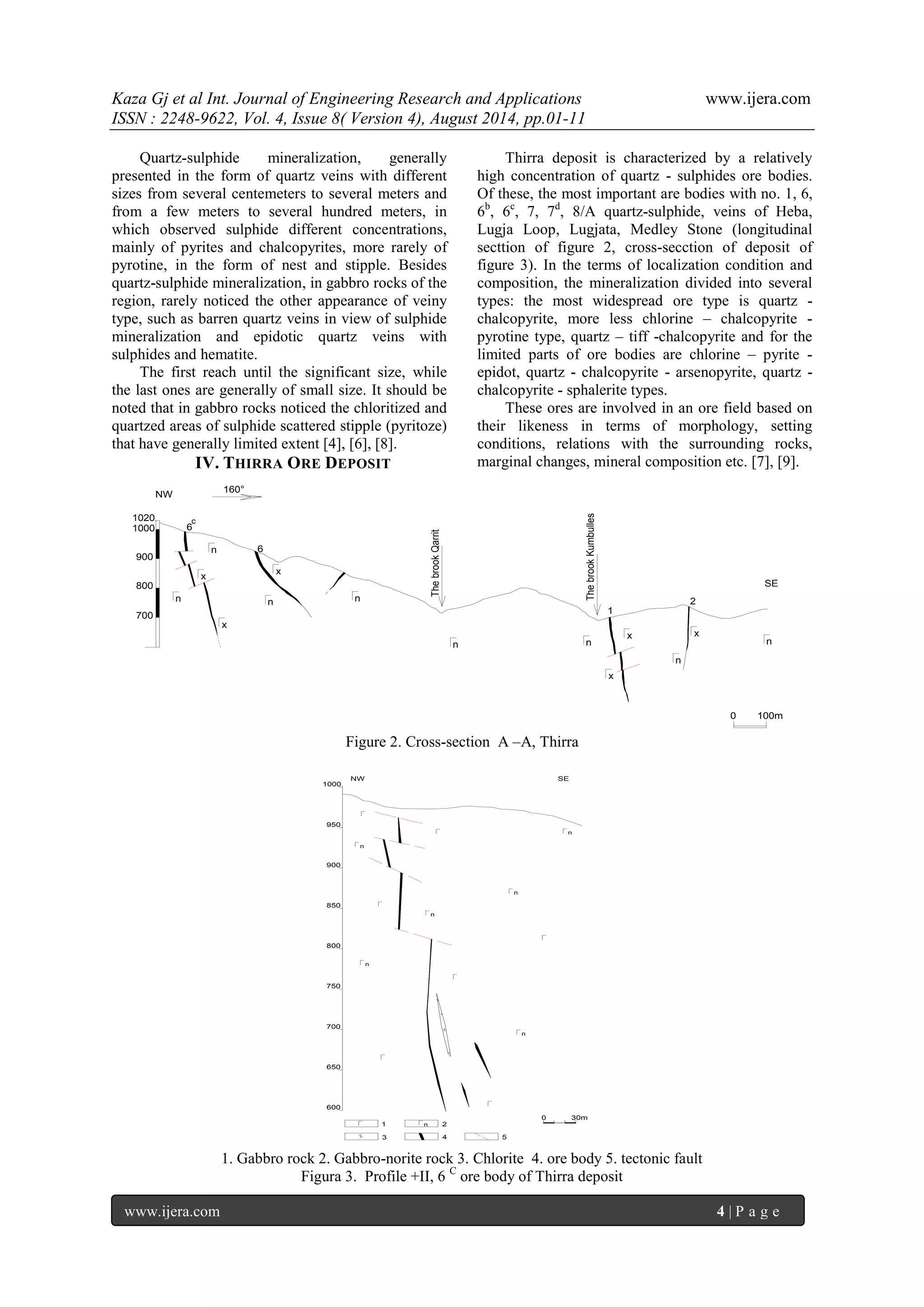 Geological-Structural Setting of Massif and the Levels of Quartz ...