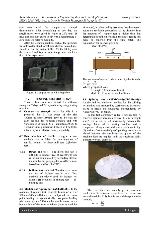 Study Of Characteristics Strength of Concrete with Admixtures by ...