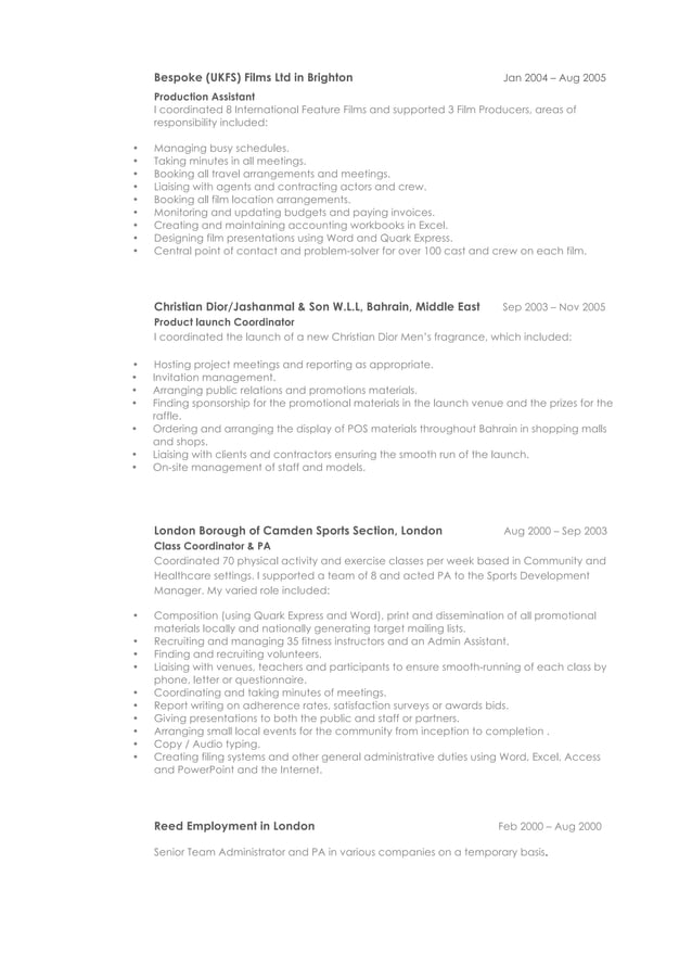 Sophie Burch CV (3) | PDF