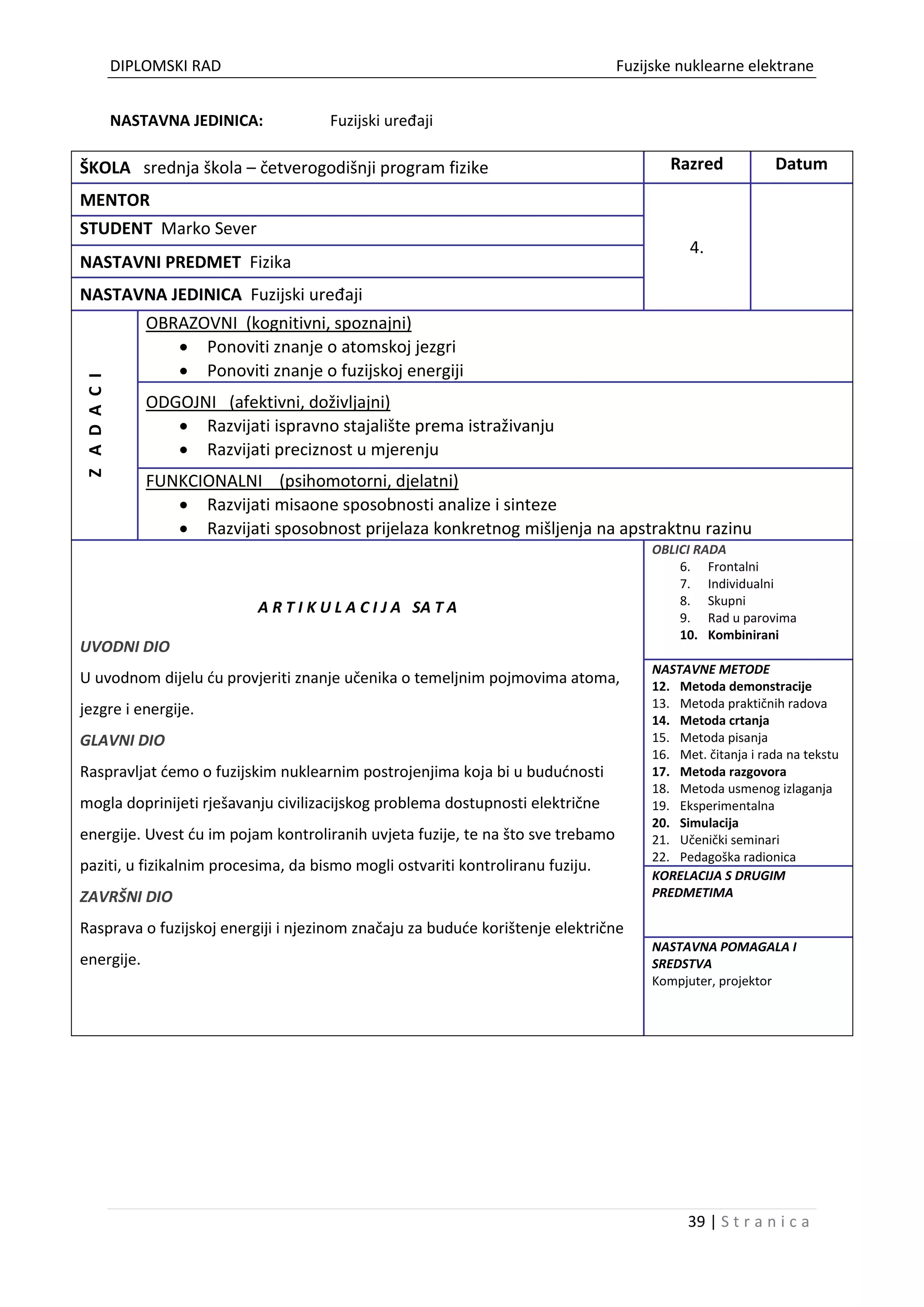 Marko Sever Fuzijske nuklearne elektrane | PDF