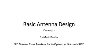 Basic Antenna Design | PPT
