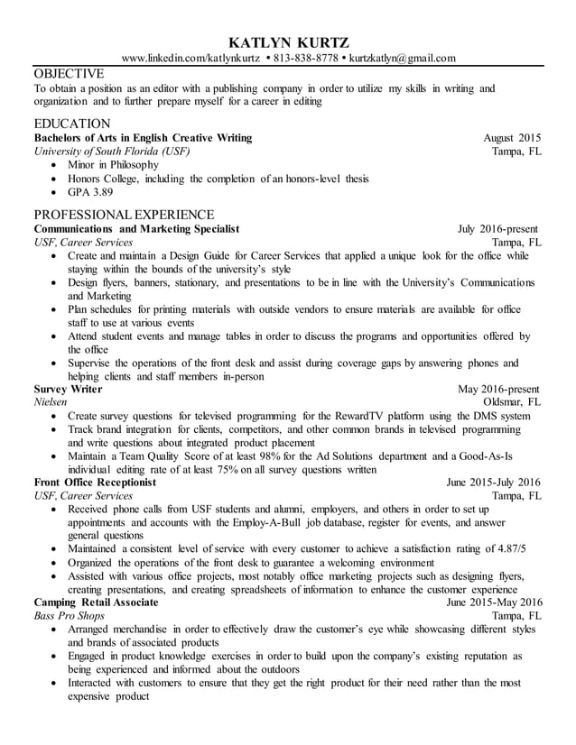 Resume November, 2016 | PDF