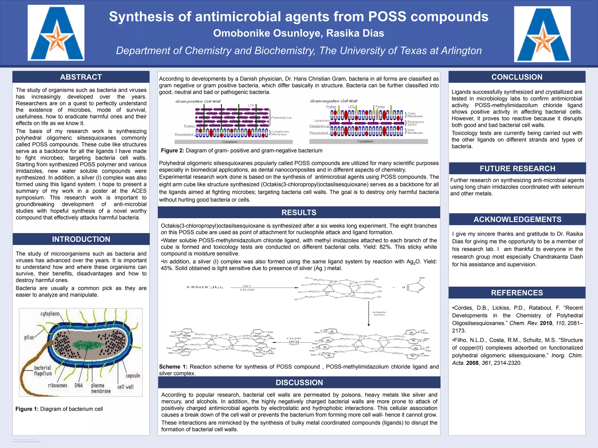 POSS compounds (ACES Symposium) Poster Presentation | PDF