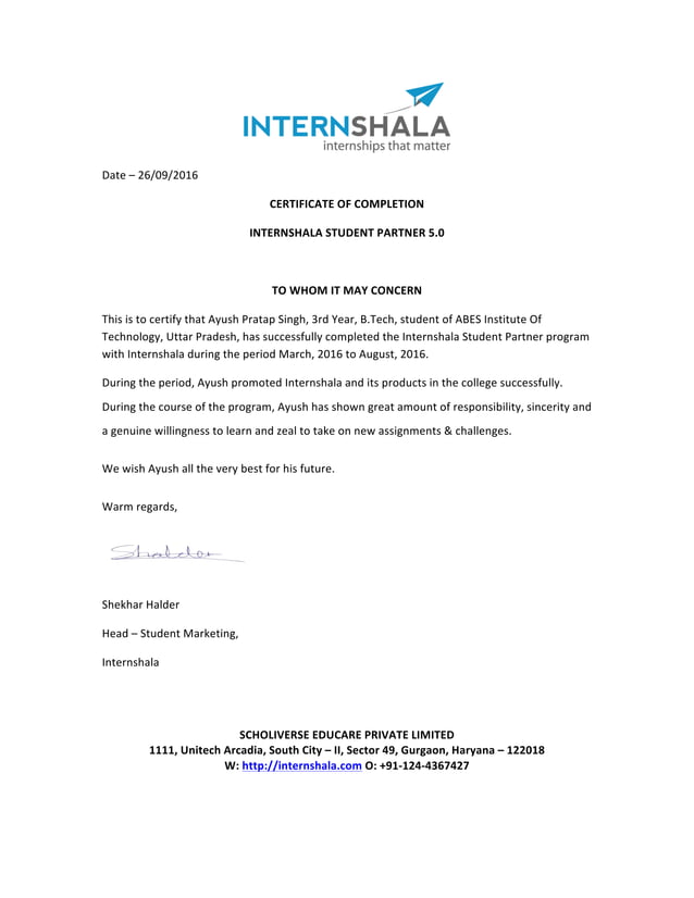 Ayush Pratap ISP5001AYU | PDF