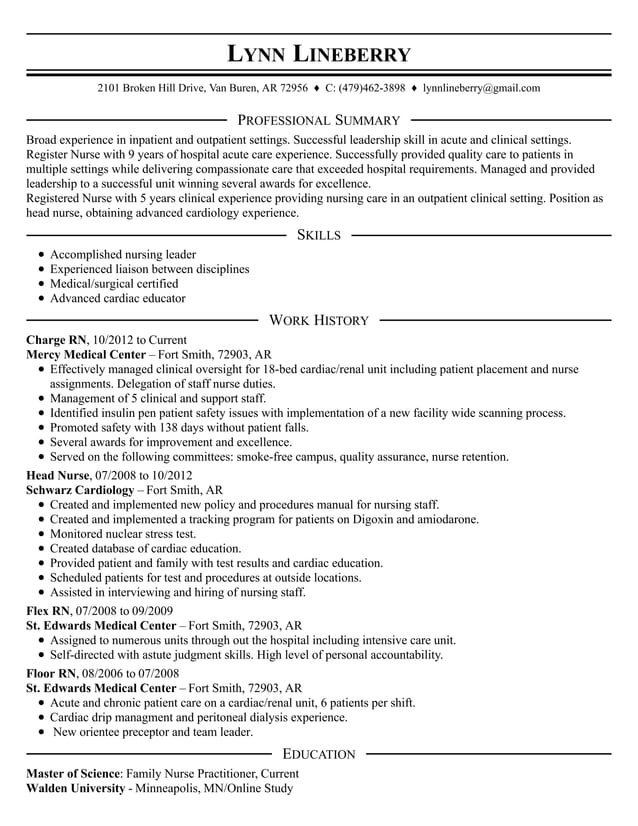 Lynn Lineberry Resume 1 (1) | PDF