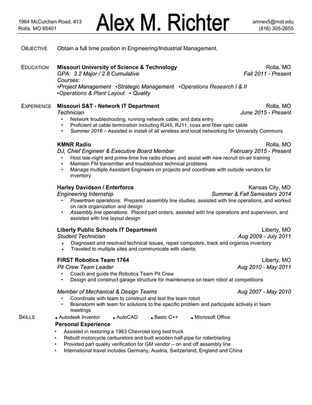 MODIFIED RESUME | PDF