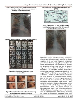 ABPA- NJIRM | PDF | Blood Disorders | Diseases and Conditions