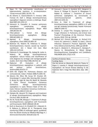 ABPA- NJIRM | PDF | Blood Disorders | Diseases and Conditions