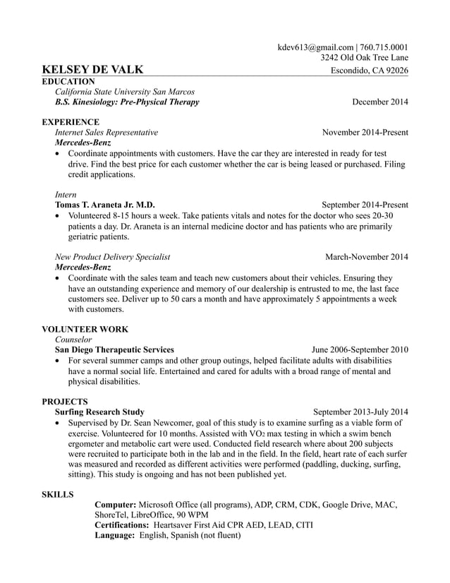 DEMO RESUME | PDF
