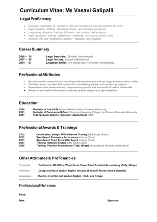 Curriculum Vitae | DOCX