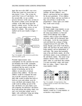 Solving Sudoku Using Genetic Operations and Sub | DOCX | Games and ...