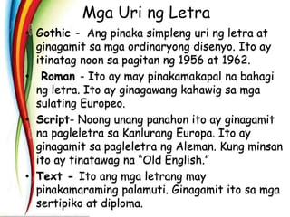 Ang Pagleletra | PPTX