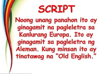 Ang Pagleletra | PPTX