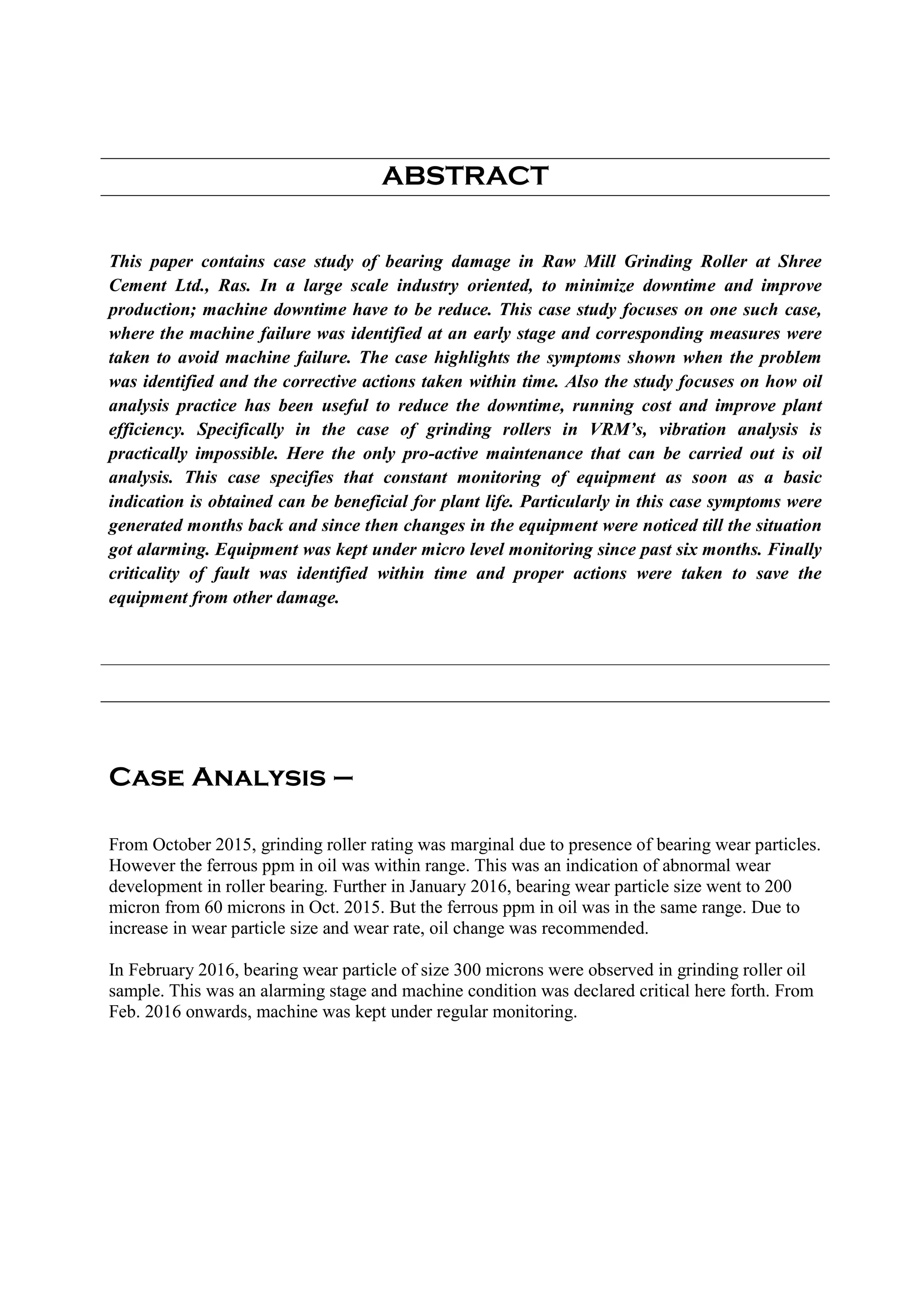 Case Study- RAW MILL GRINDING ROLLER 5 | PDF