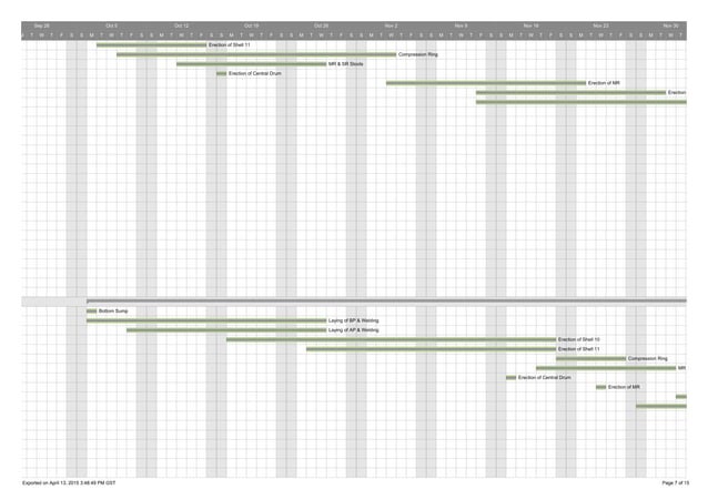 Tank Erection Sequence | PDF