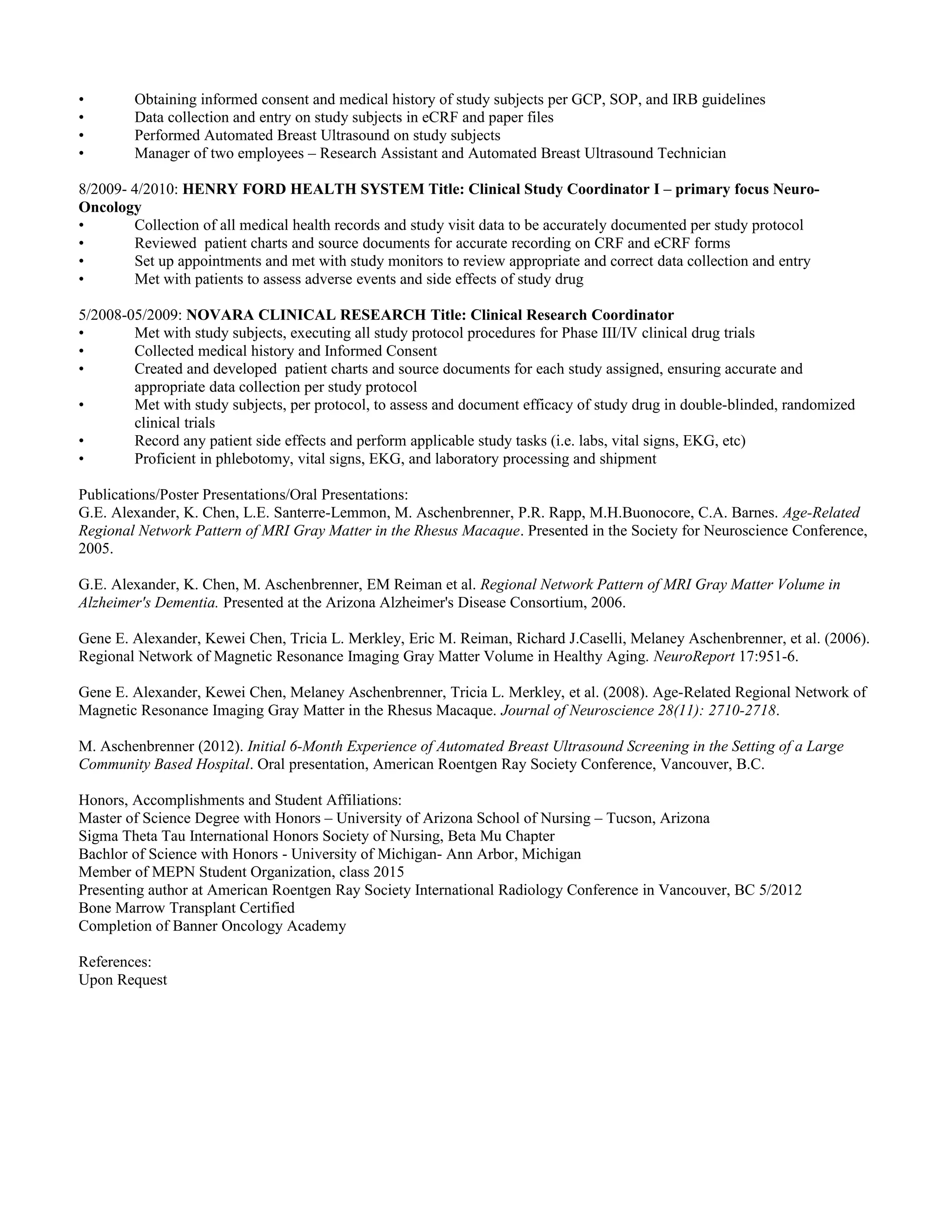 MRAYBURN Resume | DOC
