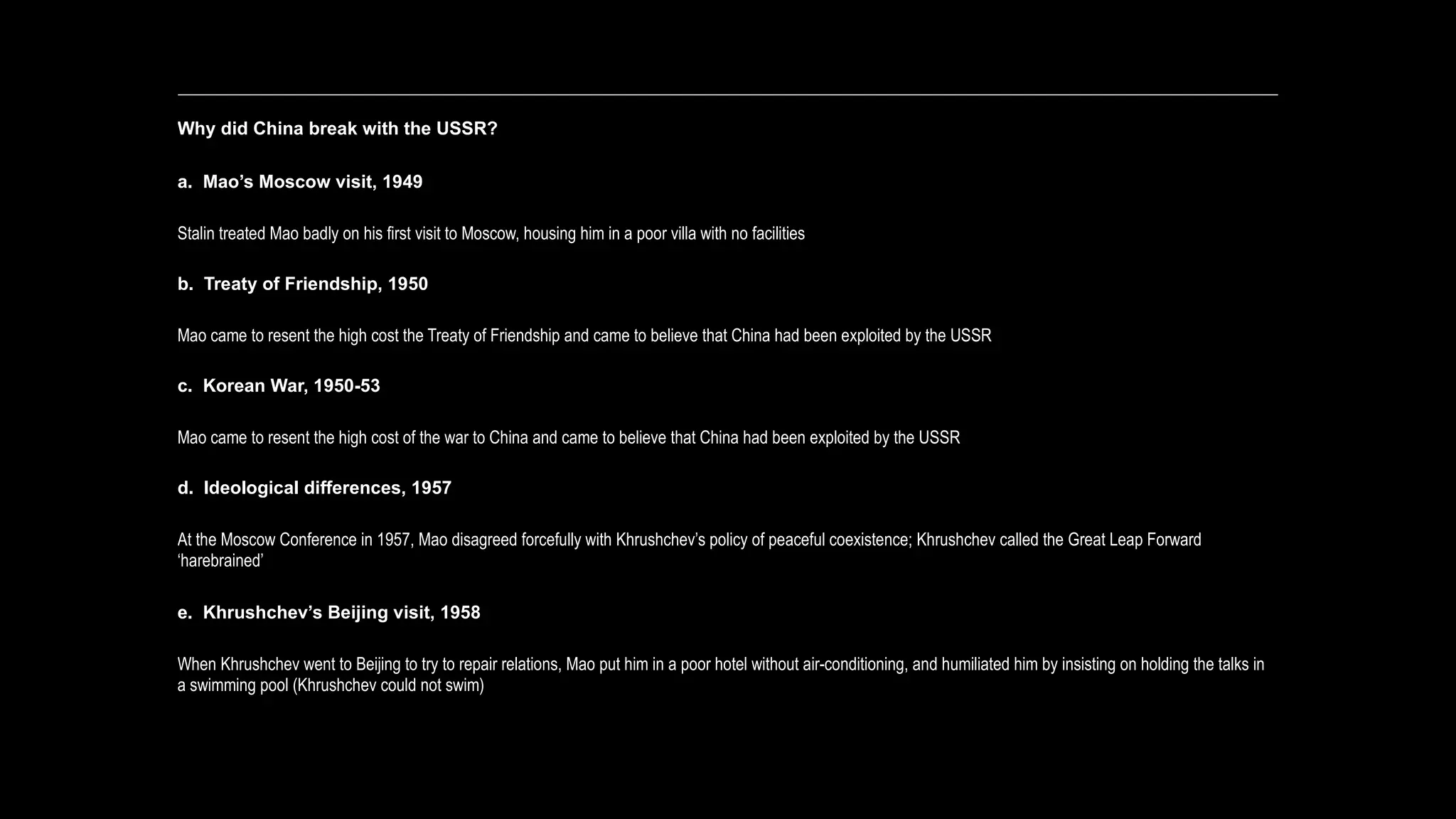 China IGCSE O level Depth Study for History | PPT