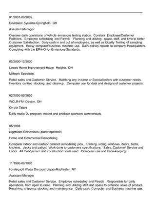 Richard Warboys Resume-2015 | DOCX