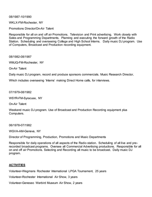 Richard Warboys Resume-2015 | PDF