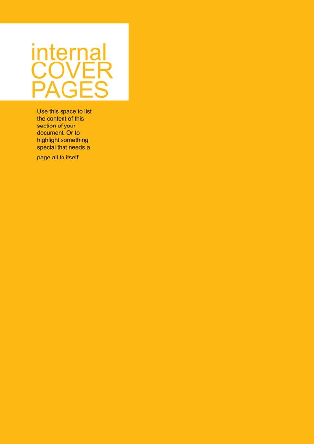 A4 brochure 5 page template | PPTX