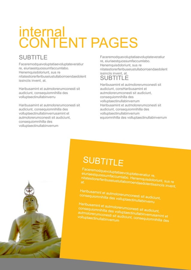 A4 brochure 5 page template | PDF