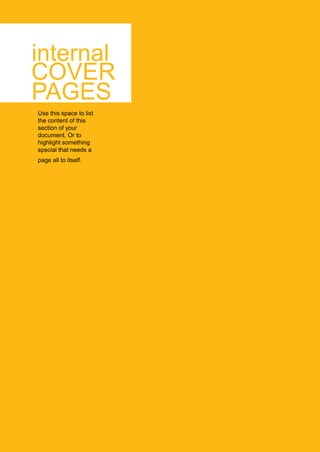 A4 brochure 5 page template