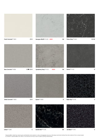Caesarstone A4 brochure 2016_web | PDF