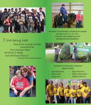 2015 volunteer brochure | PDF