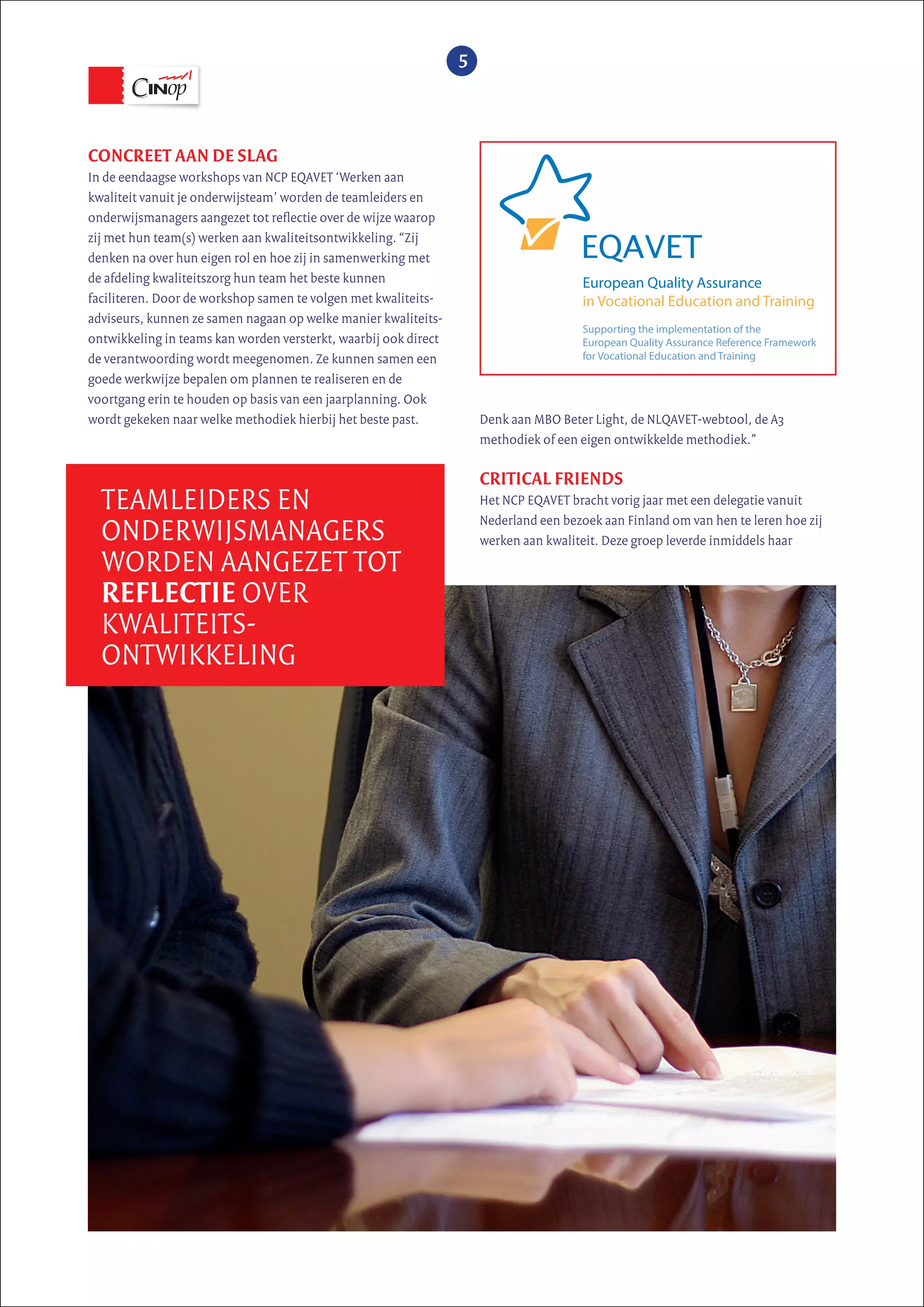 werken aan kwaliteitszorg | PDF