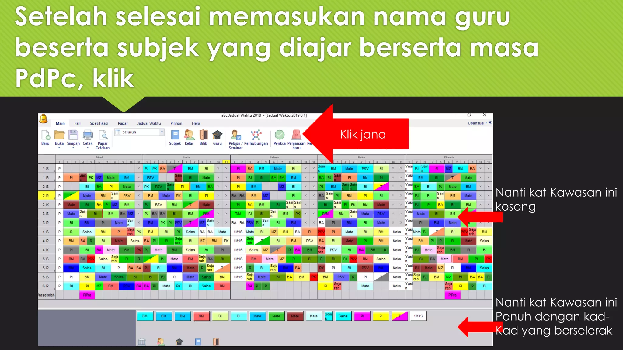 A4 cara menggunakan aplikasi jadual waktu asc timetable | PDF