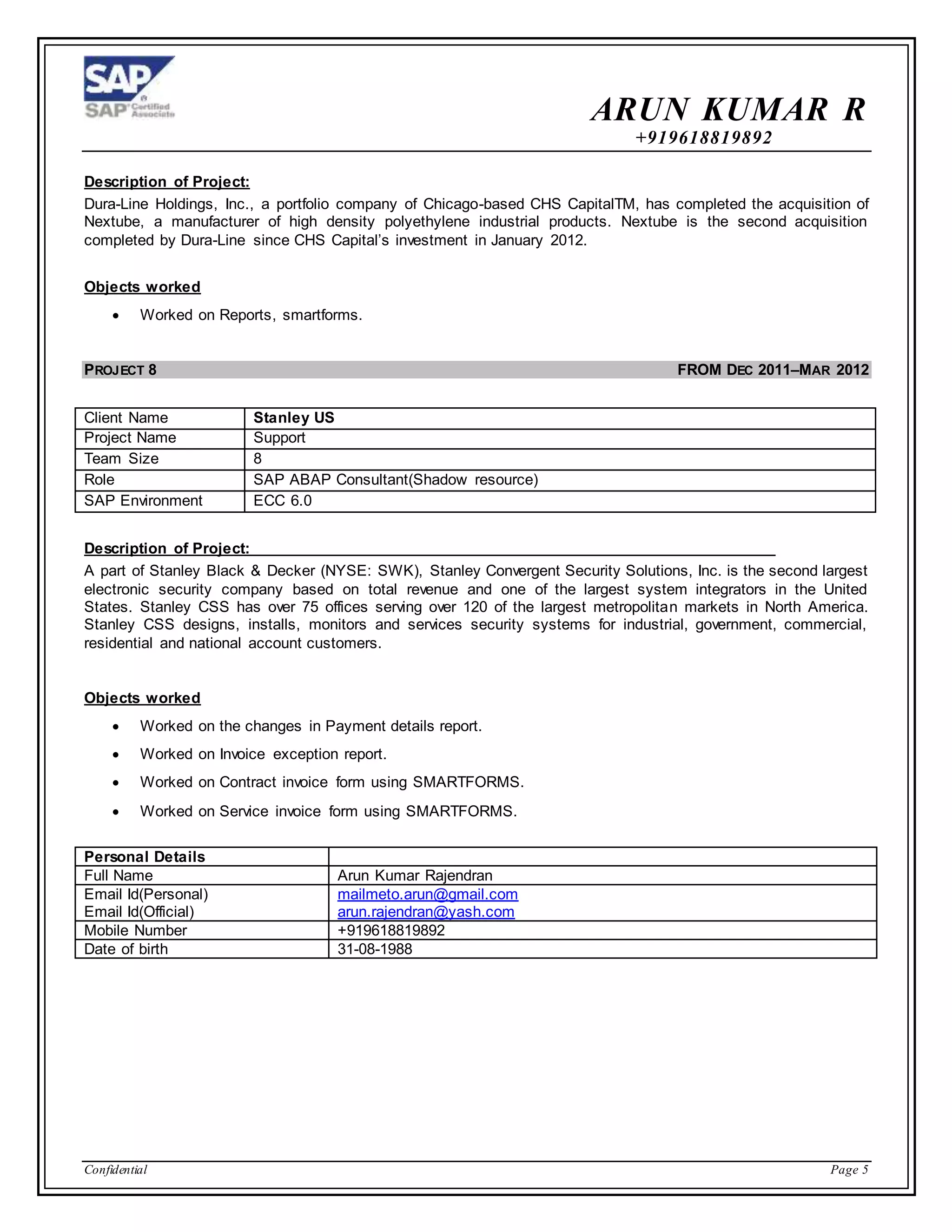 Resume_SAP_ABAP_Certified | DOCX