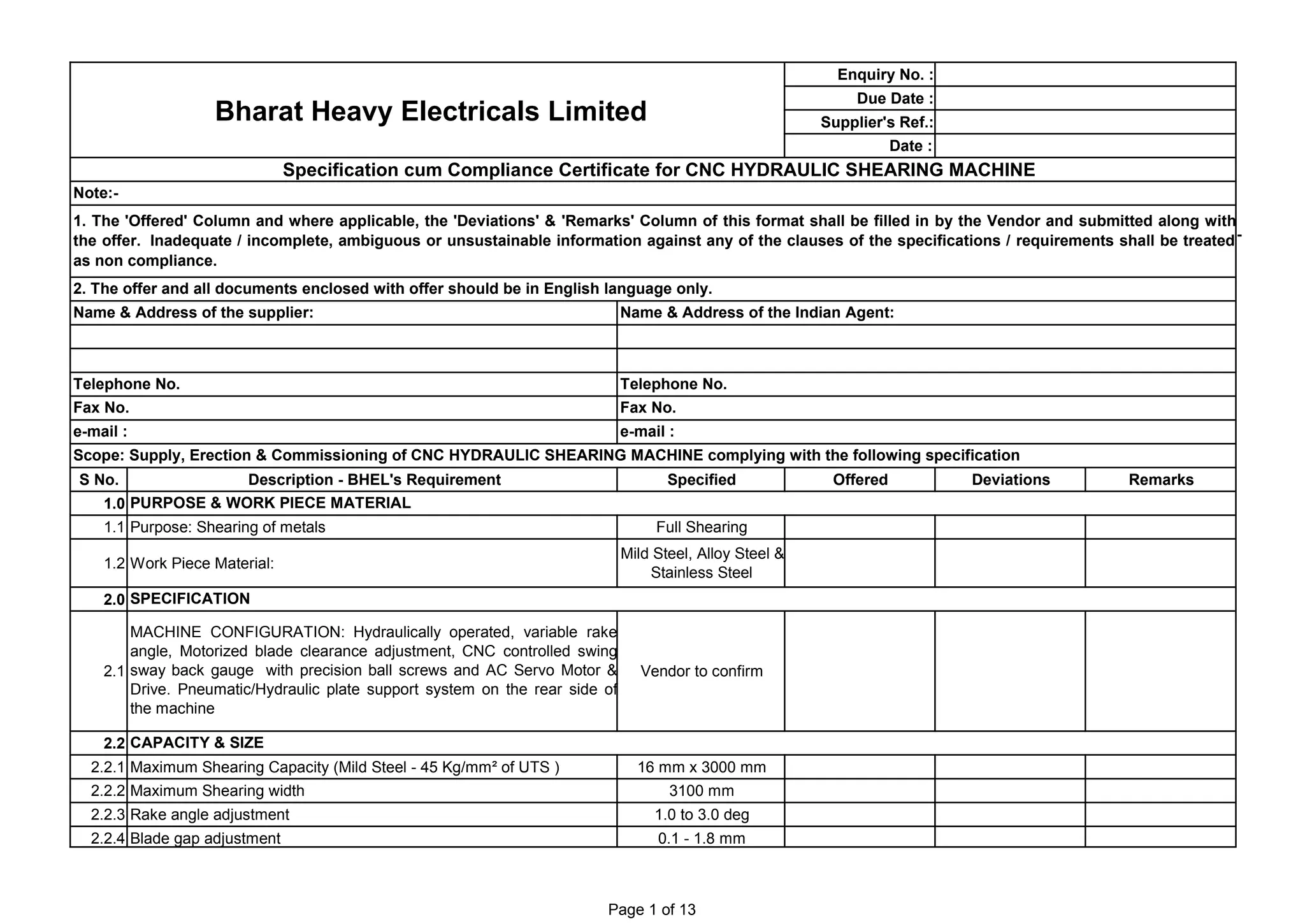 CNC Hydraulic Shearing Machine_SPEC.docx