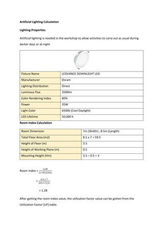 BSCIENCE LIGHTING REPORT | PDF