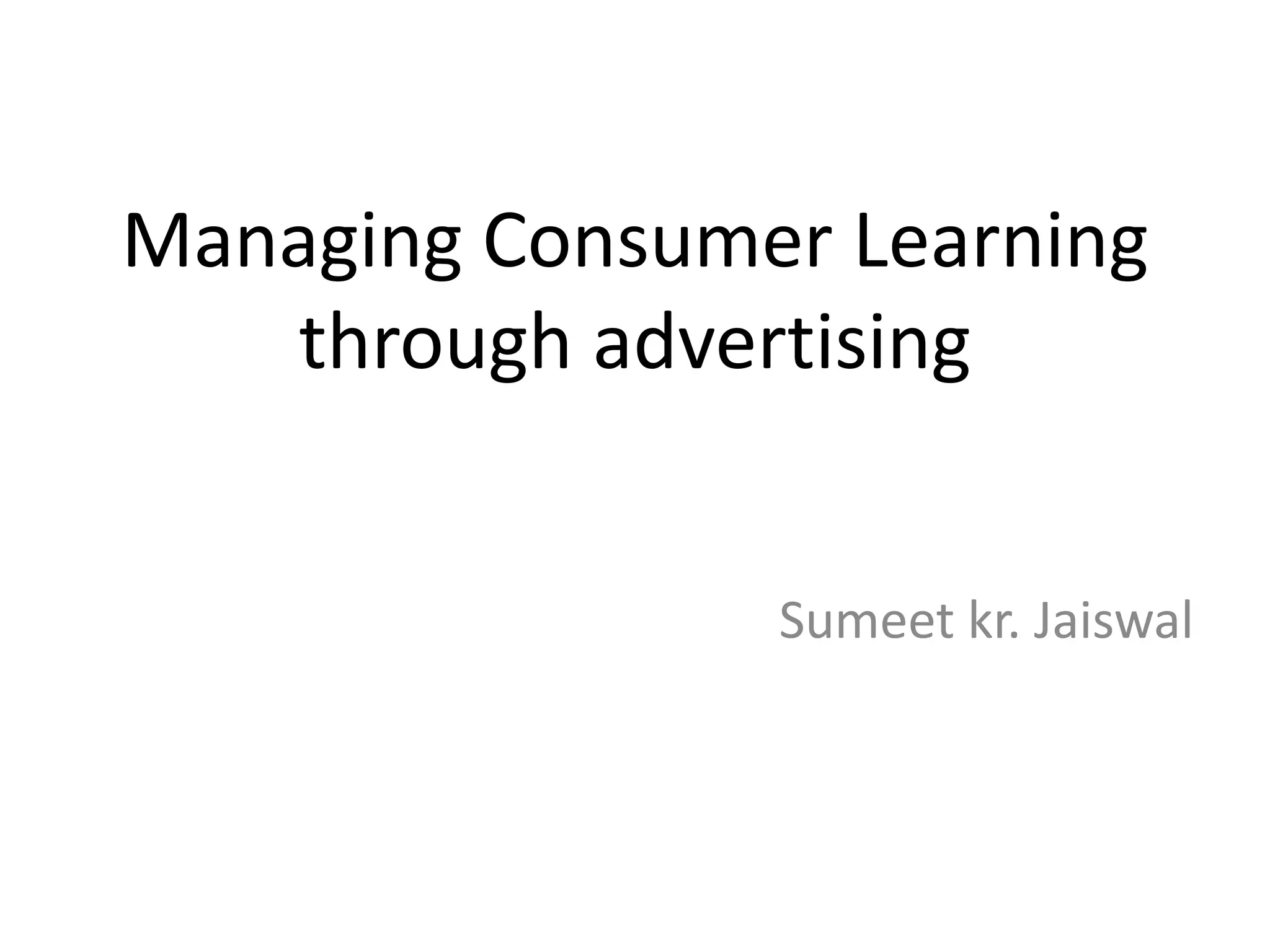 Consumer Behaviour | PPT