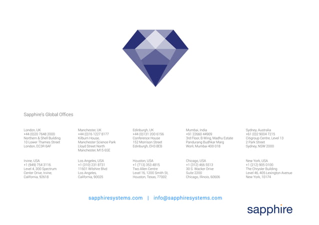 Sapphire-Corporate Overview | PPT