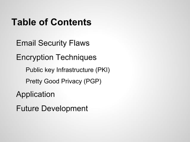 Email Security Presentation | PPTX