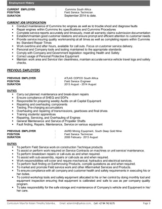 XOLANI C.V WORD FORMAT | DOCX