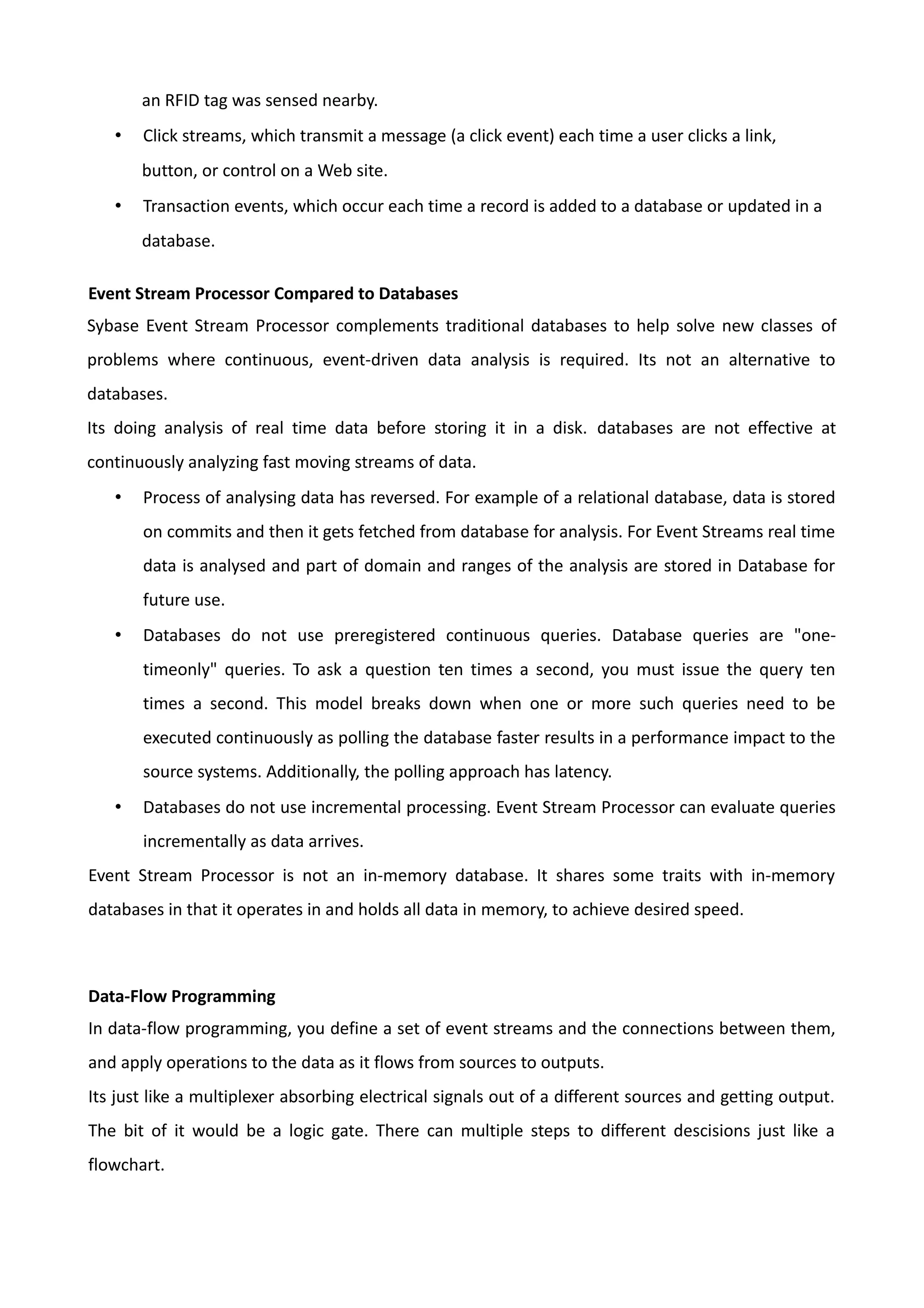Event Stream Processing SAP | PDF